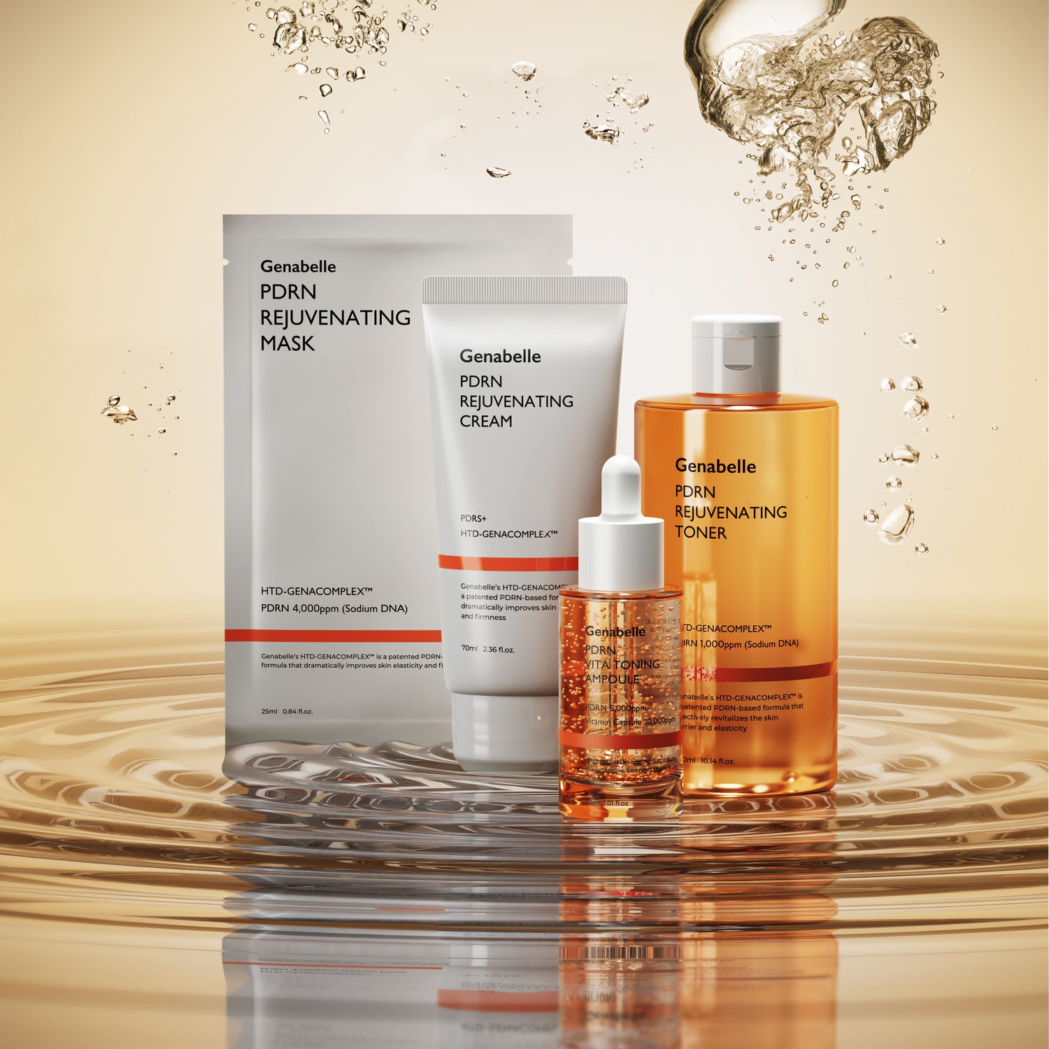 PDRN Rejuvenating Set - Genabelle Skincare with Glutathione